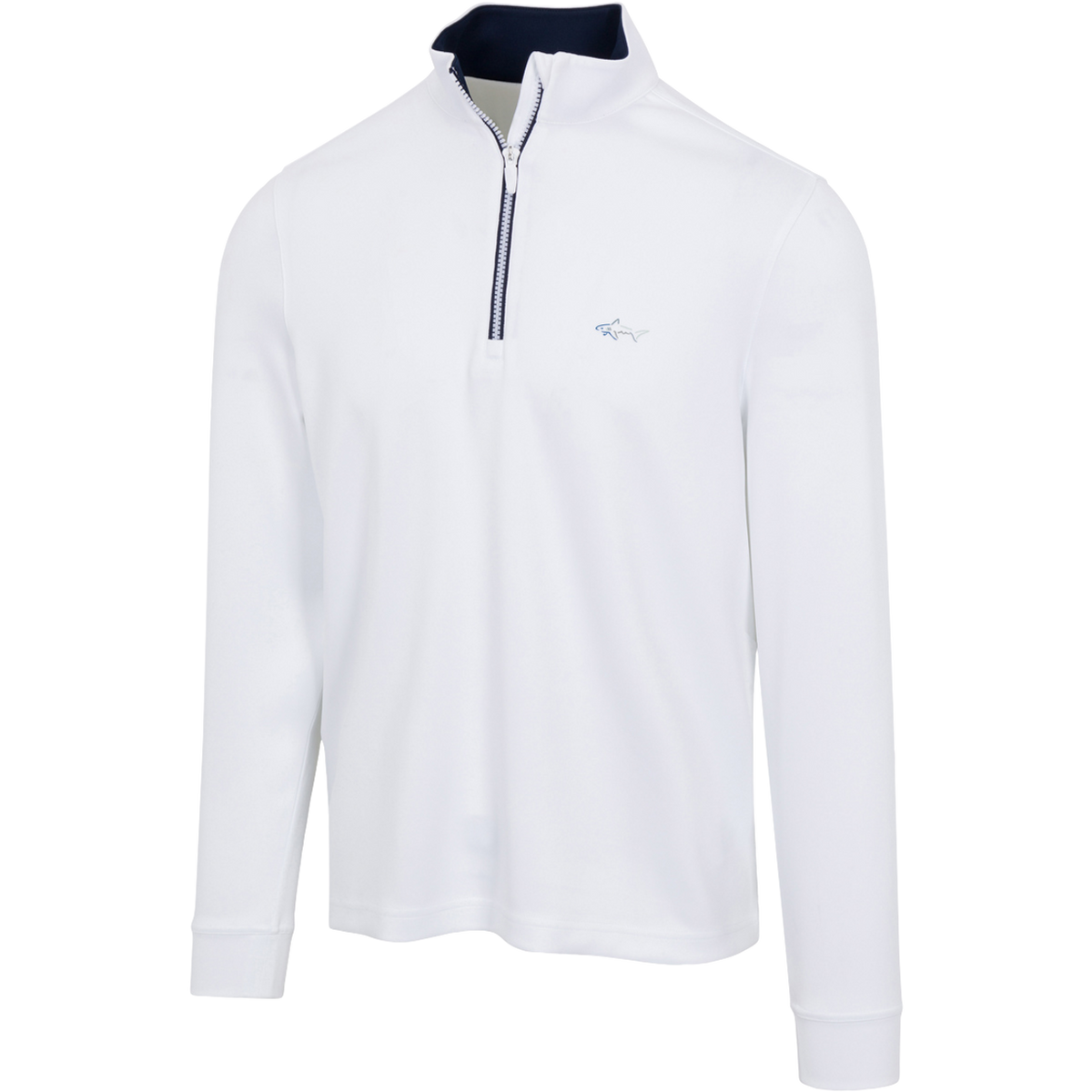 Coastal Tech Quarter Zip - White – golfbuyindia