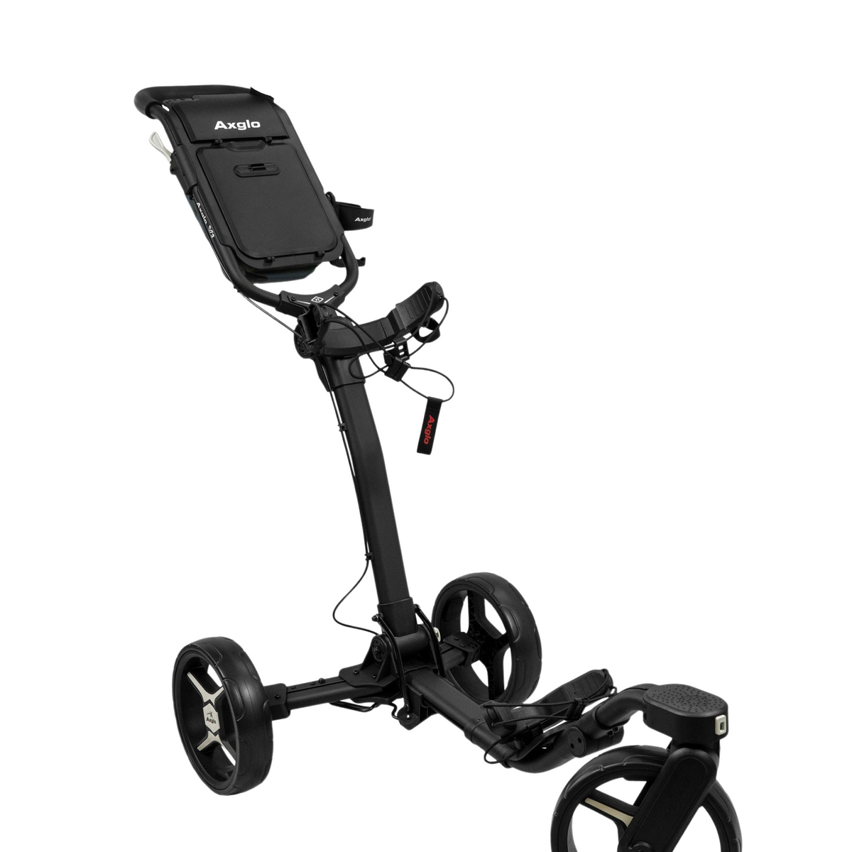 Axglo V3 Three Wheel Push Cart Trolley – golfbuyindia